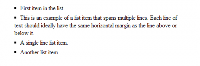 How to fix List Item Indentation in WordPress